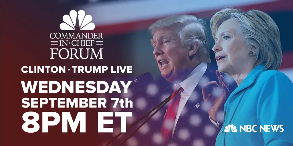 Tonight: NBC/IAVA Commander-In-Chief Presidential Forum - Election Central