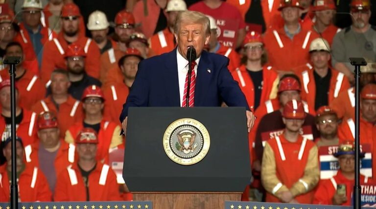 Full Video: President Trump Rally at U.S. Steel in Pittsburgh ...