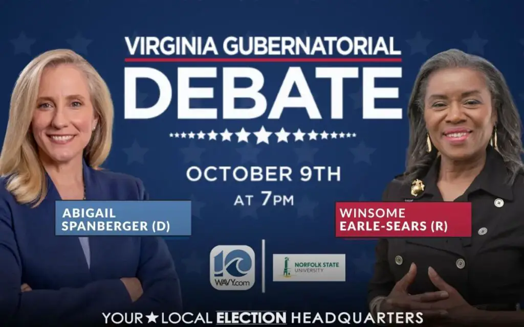 Full Video: Virginia Governor's Debate – Spanberger vs. Earle-Sears (Oct. 9, 2025) - Election ...
